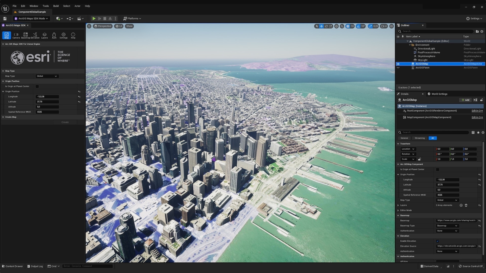 Arcgis Maps Sdk For Unreal Engine In Code Plugins Ue Marketplace